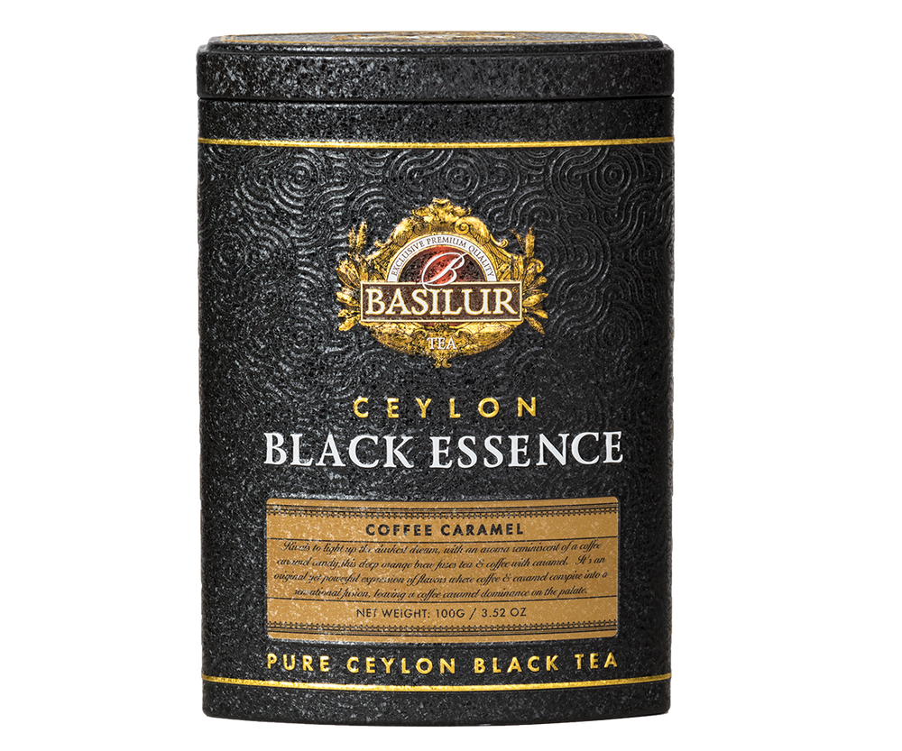 Basilur Black Essence Coffee Caramel Tea, Loose Tea 100g – ceylontstore.com