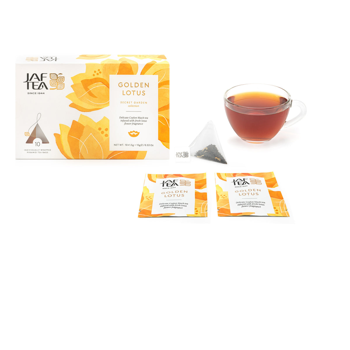Jaf Golden Lotus Tea, 10 Count Tea Bags – ceylontstore.com