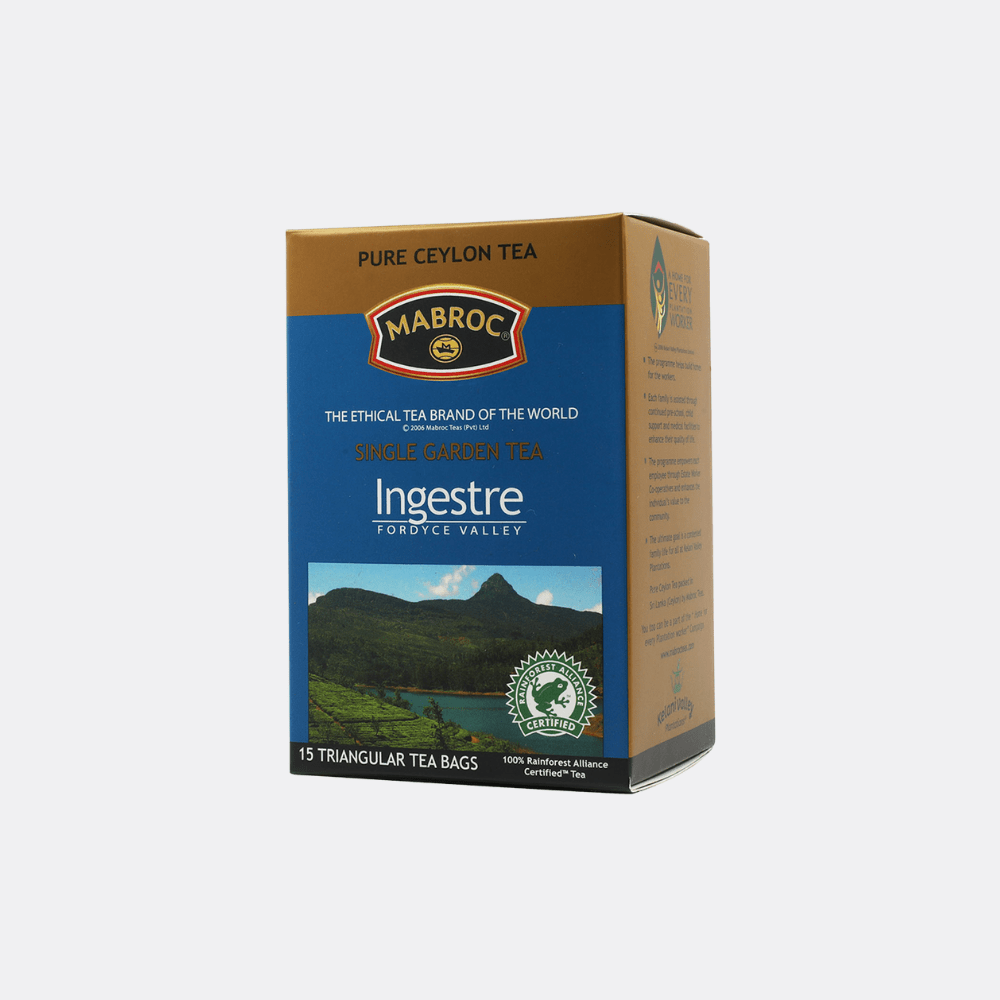 Mabroc Ingestre Pure Ceylon Tea, 15 Count Tea Bags – ceylontstore.com