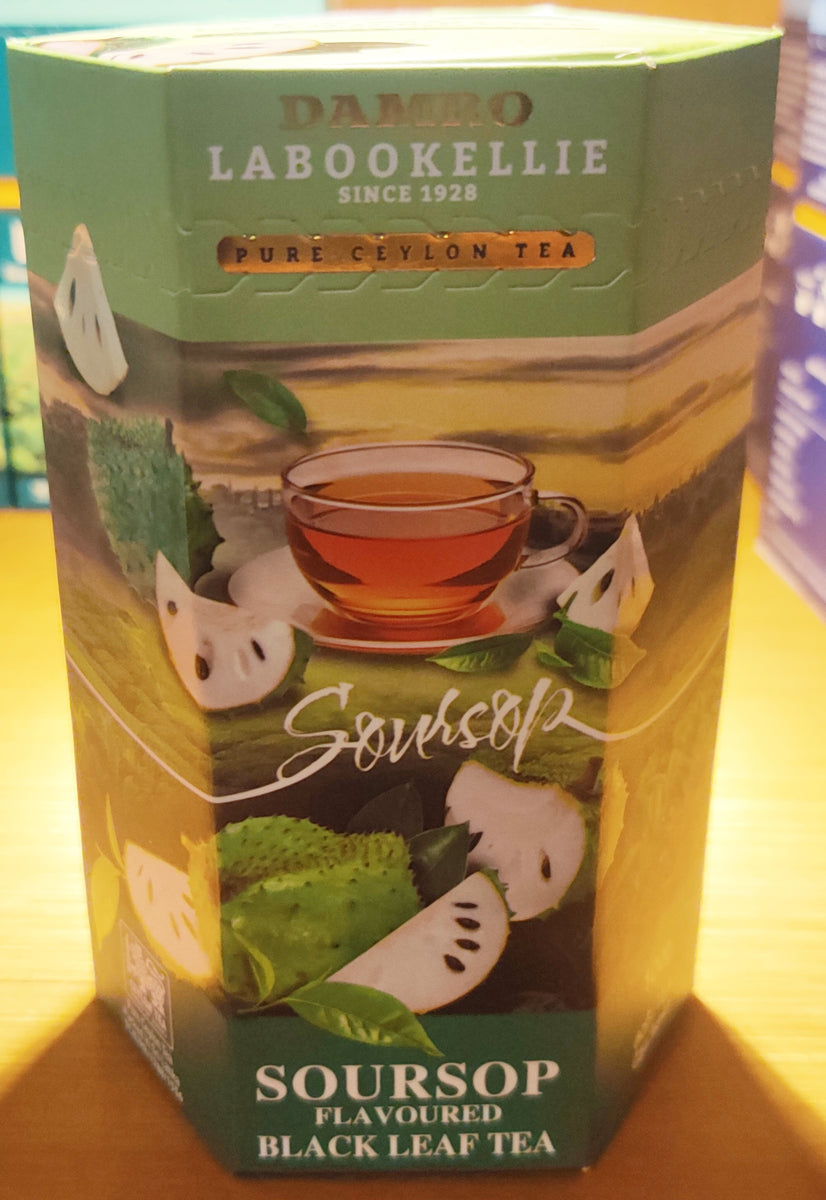 Damro Labookellie Soursop Flavoured Pure Ceylon Black Tea, Loose Tea 1 ...