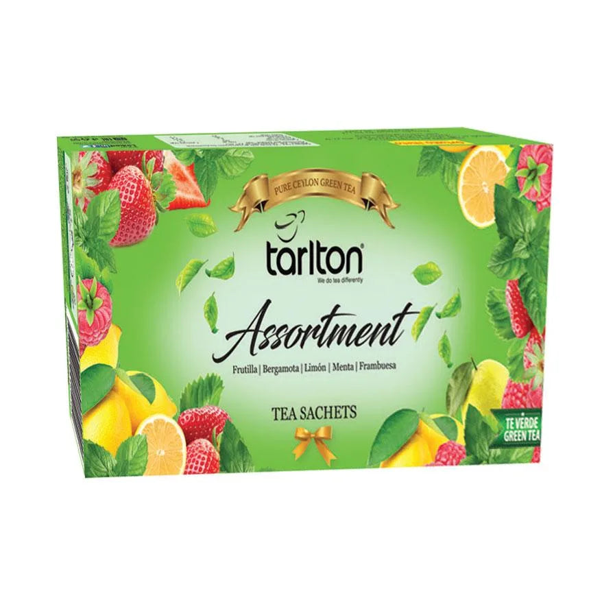 Tarlton Assorted Flavoured Green Tea, 100 Count Tea Bags – ceylontstore.com