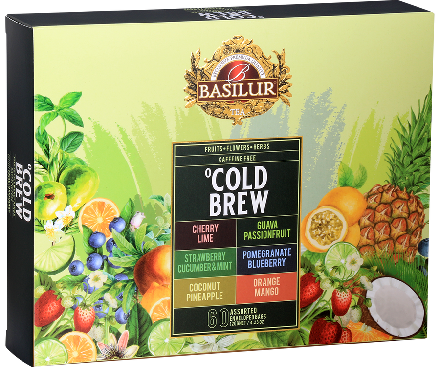 Basilur Cold Brew Assorted Tea, 60 Count Tea Bags – ceylontstore.com