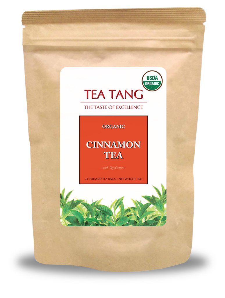 Tea Tang Organic Cinnamon Ceylon Black Tea, 24 Count Tea Bags ...
