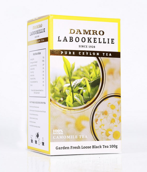 Damro Melfort Green Tea With Camomile, Loose Tea 100g – ceylontstore.com